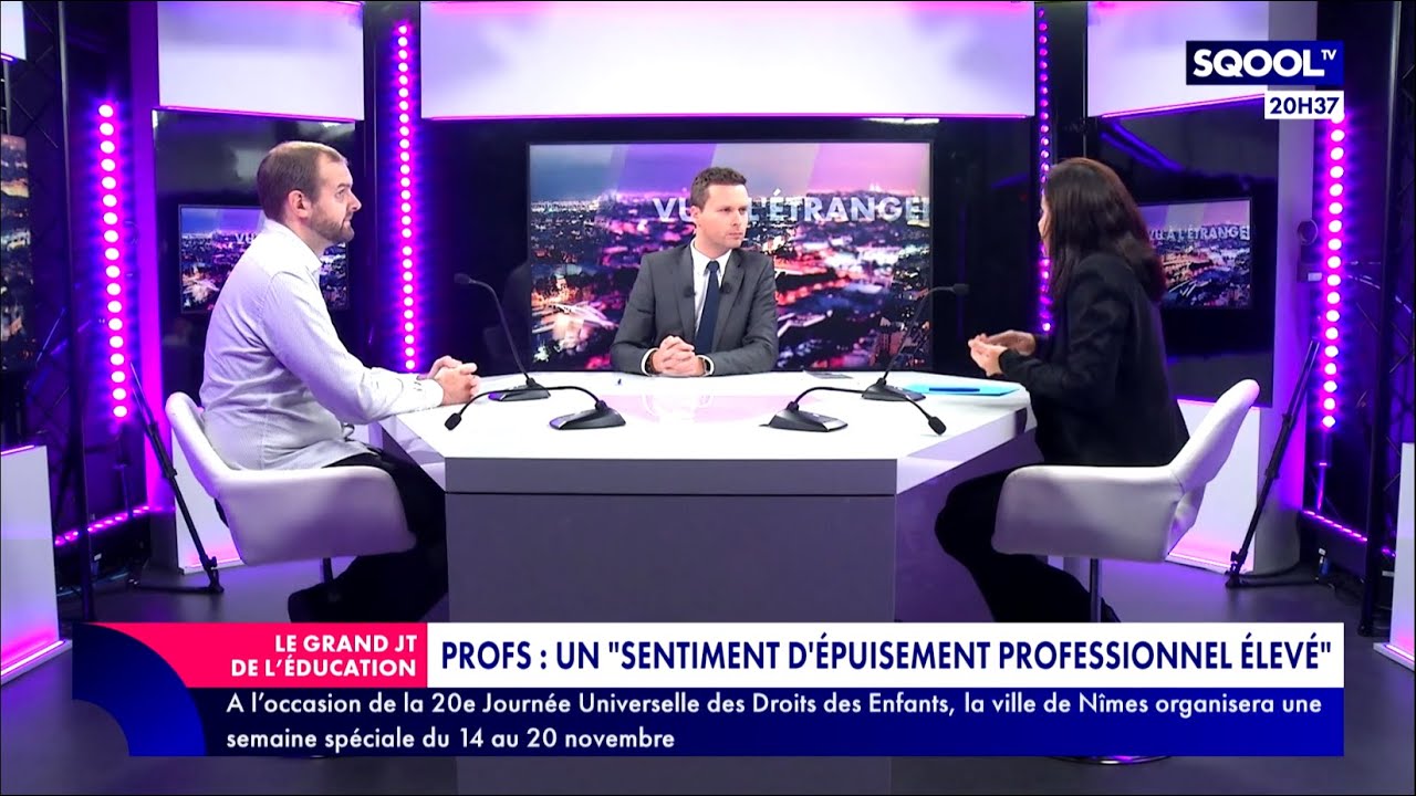 Le Grand JT de l'Éducation (24/10/2022): Comment redonner du souffle à nos profs épuisés ...