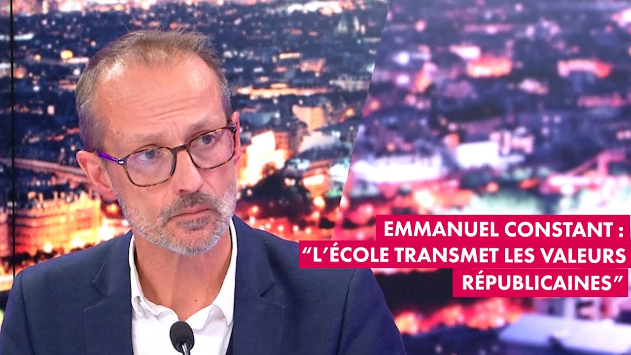 Emmanuel Constant : "L'école transmet les valeurs républicaines" - SQOOL TV