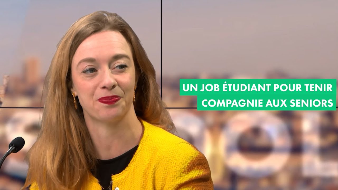 Un job étudiant pour tenir compagnie aux personnes âgées - SQOOL TV