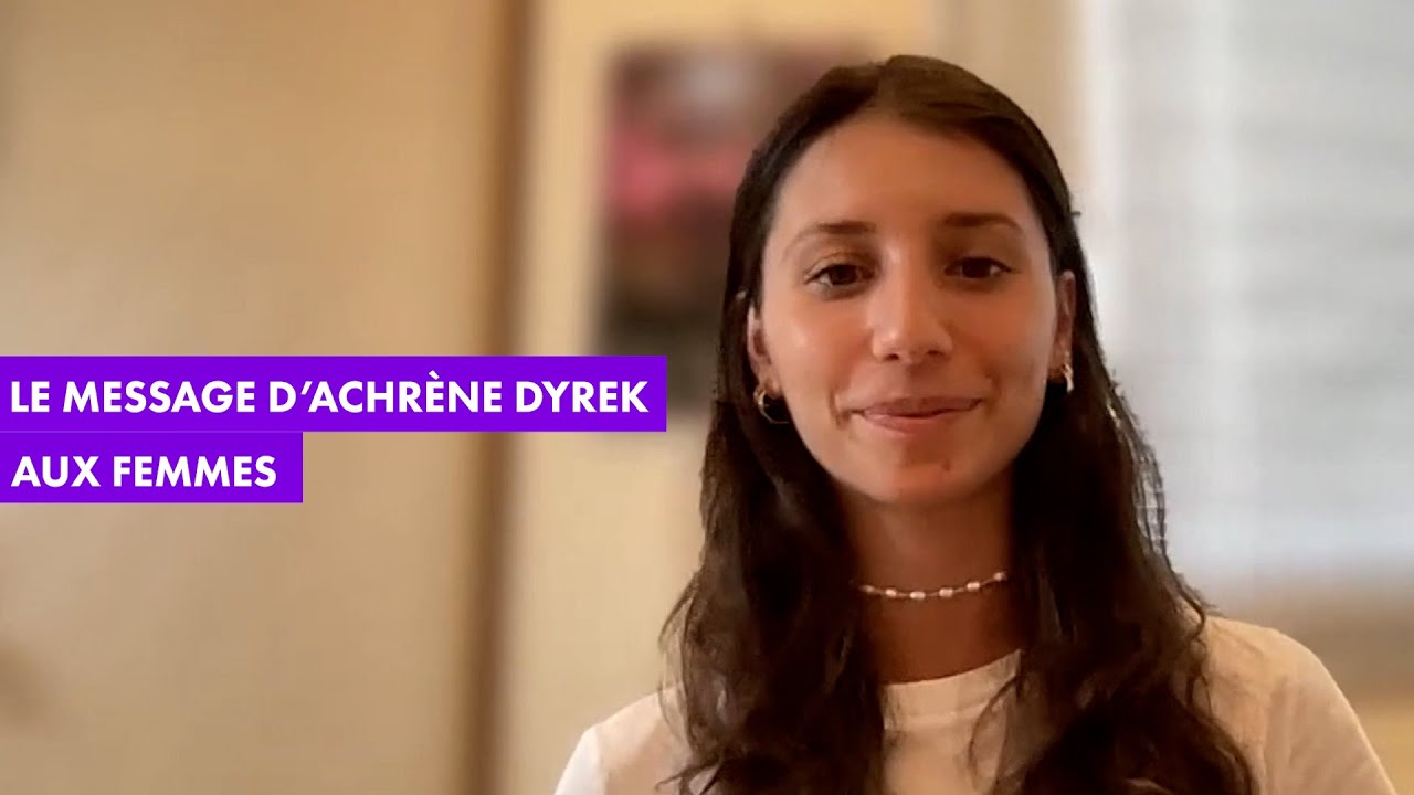 Le message d'Achrène Dyrek, prix Jeunes Talents L'Oréal-Unesco, aux ...