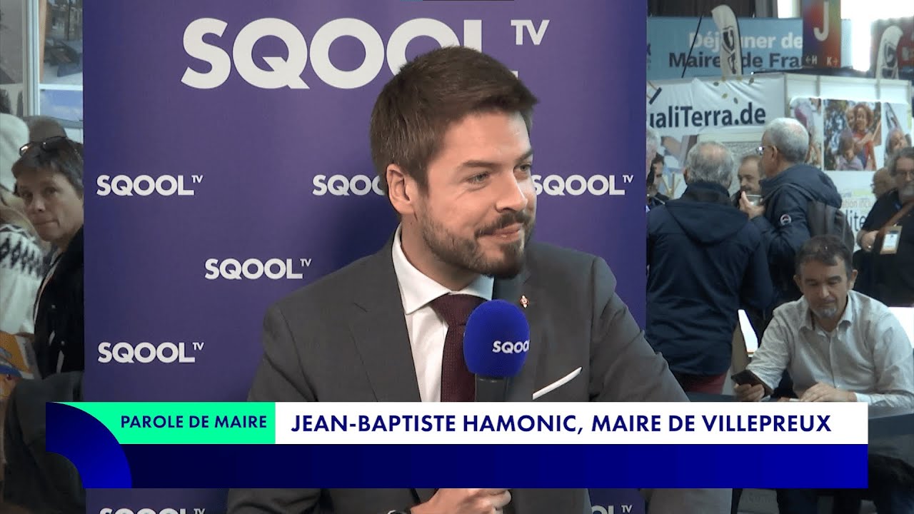 Parole de maire : Jean-Baptiste Hamonic, maire de Villepreux - SQOOL TV
